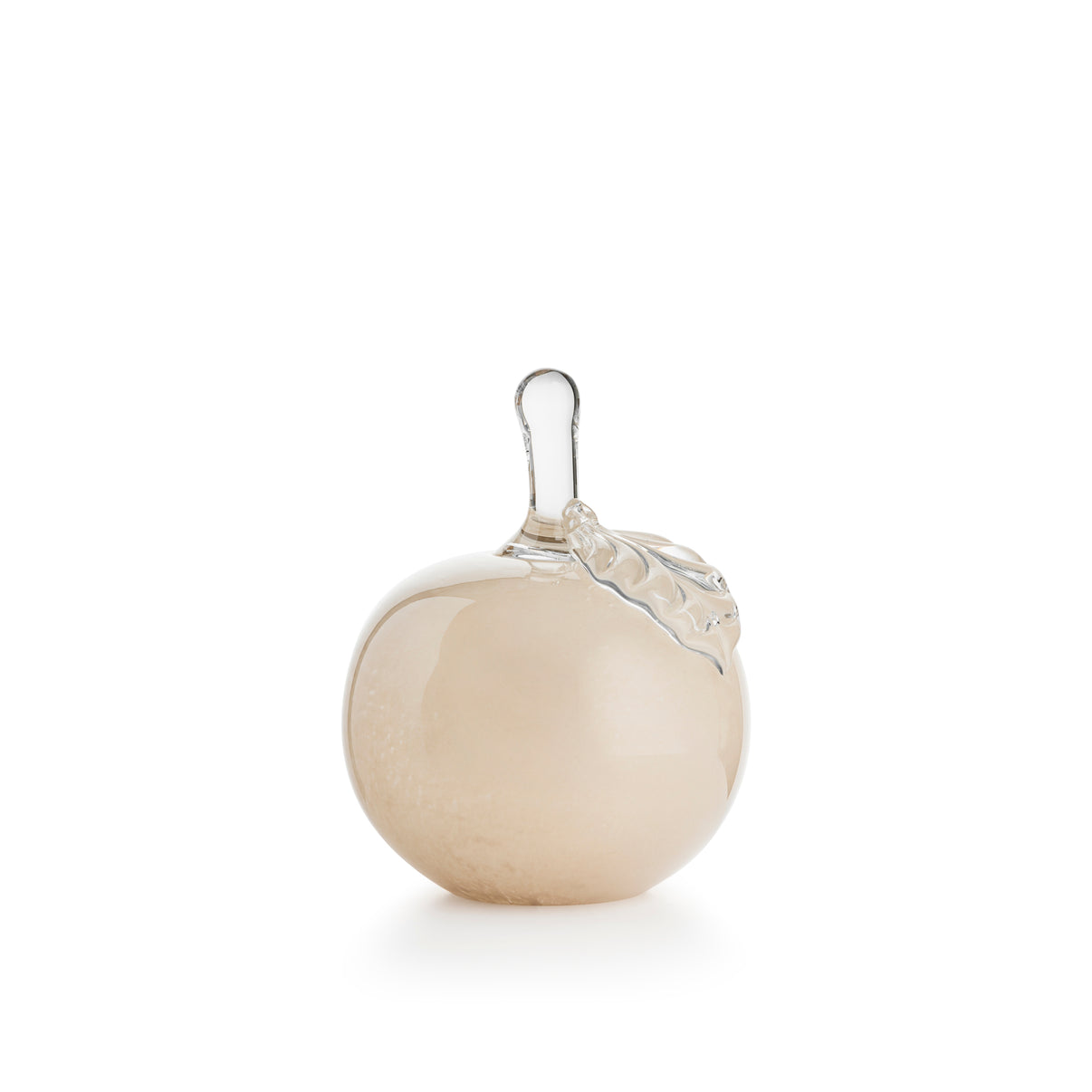 GLASS APPLE BEIGE 8CM – Hadeland Glassverk