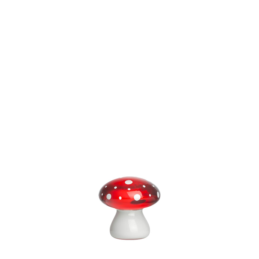 FLUESOPP RØD 3,5 CM – Hadeland Glassverk