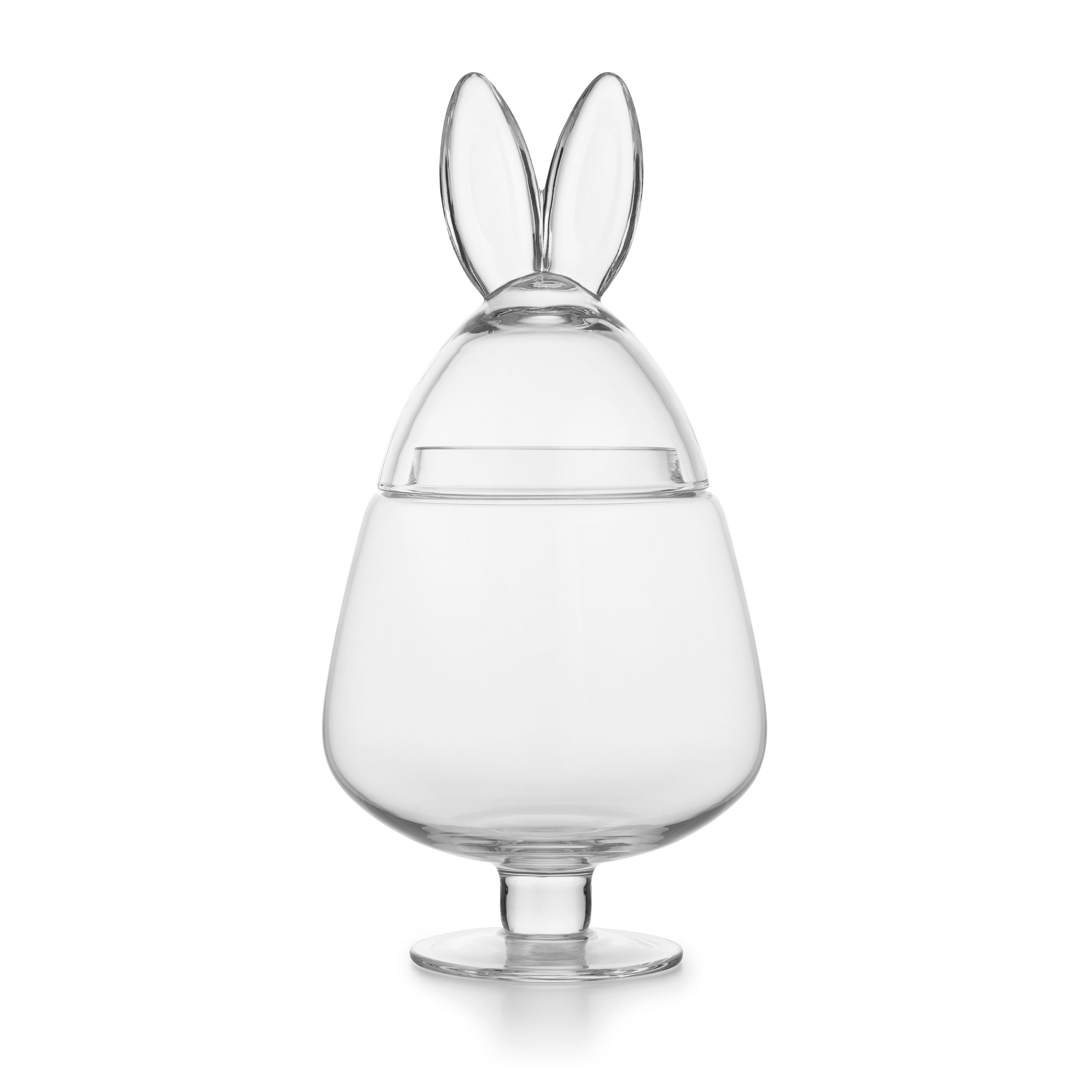GLASSEGG PÅ STETT 29,3 CM – Hadeland Glassverk