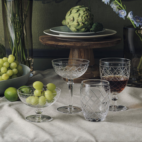 Glass med stett ruteslip 35 cl 2 pk. – Victoria – Hadeland Glassverk